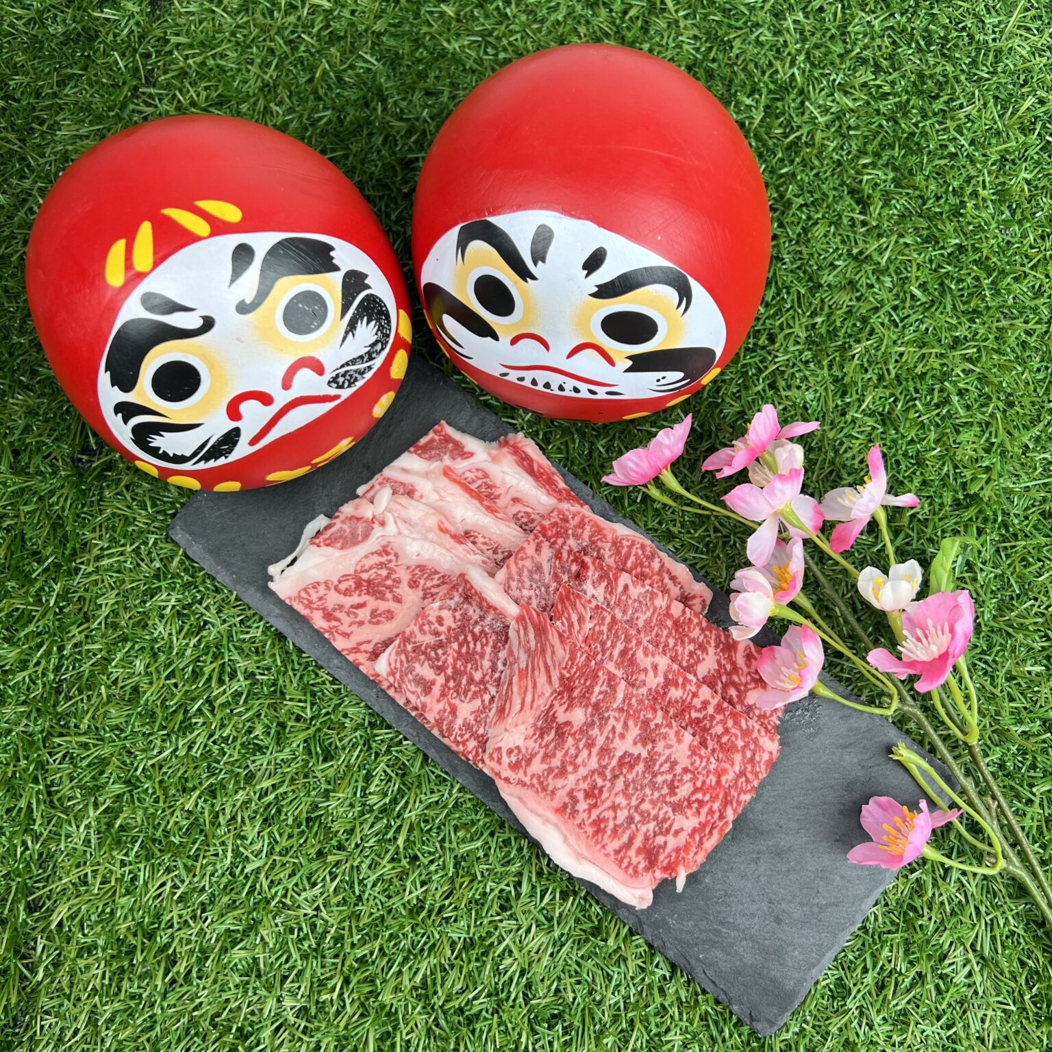 Sakura Beef (Wagyu inside!) Super Premium Karubi (Sirloin/Ribeye) 100g ...